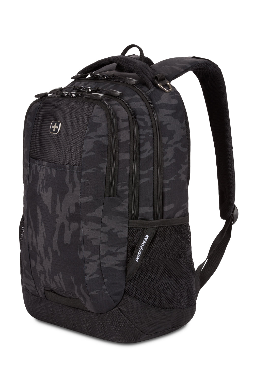 SWISSGEAR Cecil Laptop Backpack in Grey/Black Camo – SWISSGEAR Canada